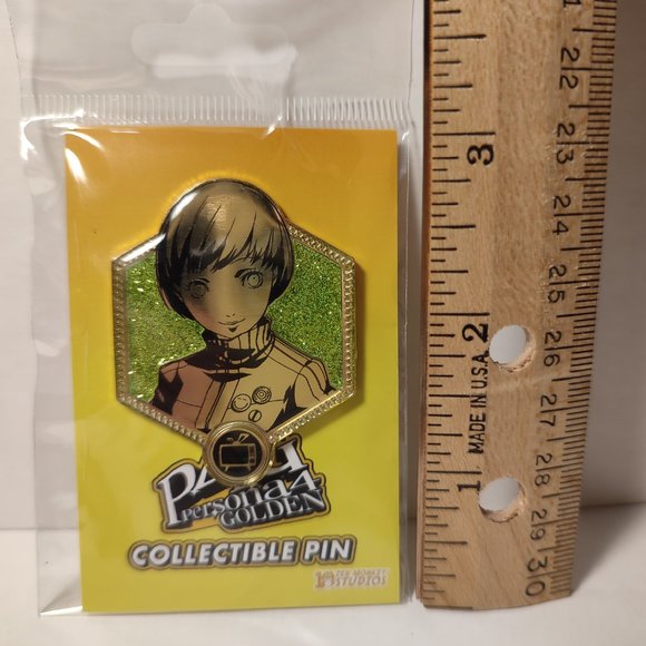 Atlus | Jewelry | Persona 4 Golden Chie Satonaka Golden Series Enamel ...